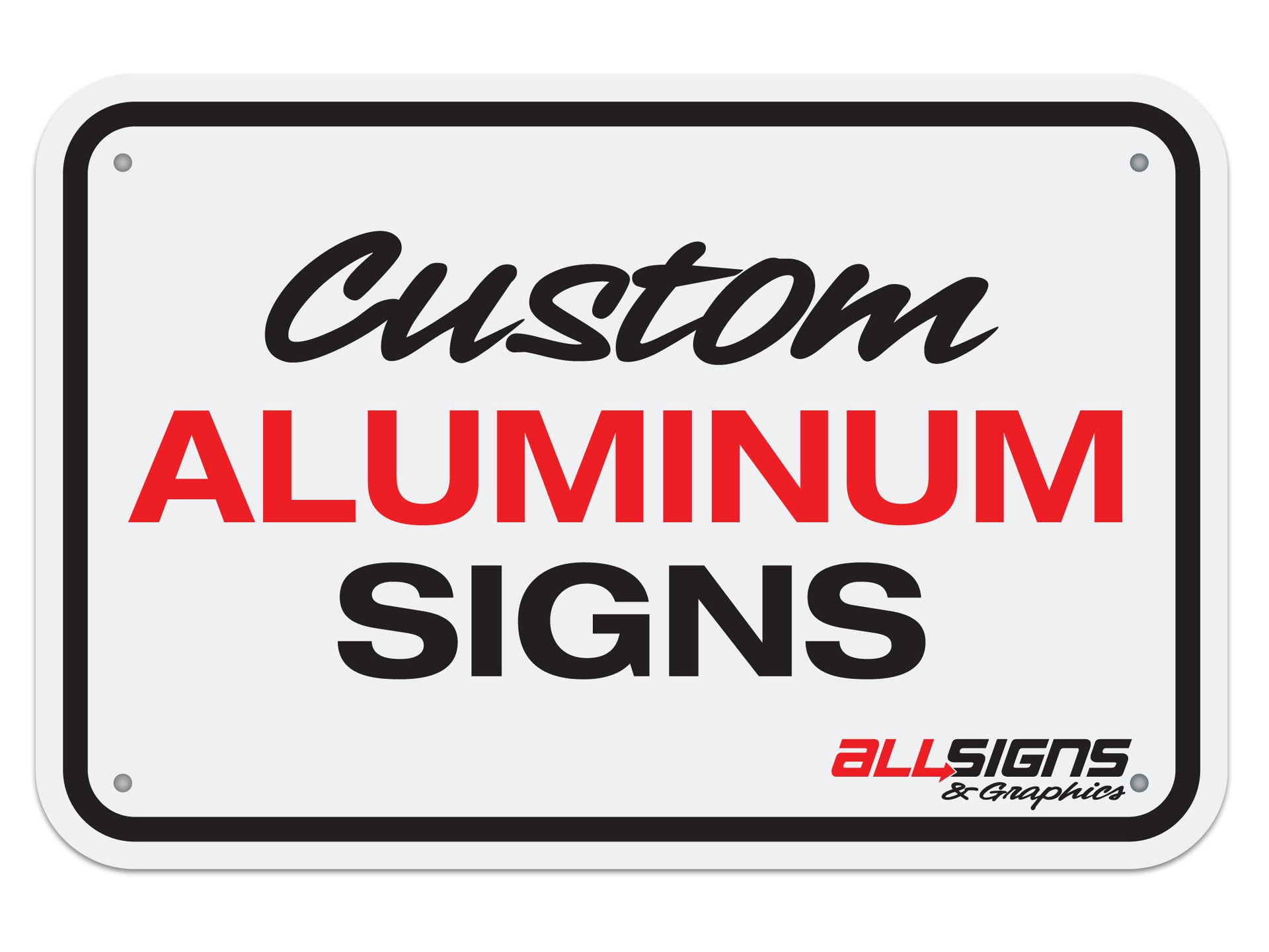 Outdoor Custom Metal Signs Pillars Customs LED Backlit Metal Sign,